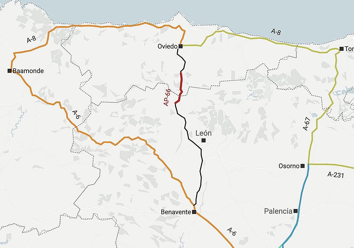 Rutas alternativas para que los transportistas eviten la N-630 con la alerta por nieve | El ...